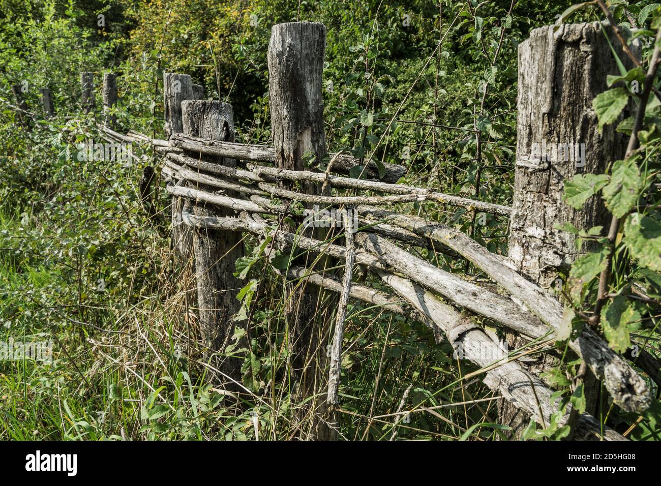 old wooden fence Stock Photo - Alamy