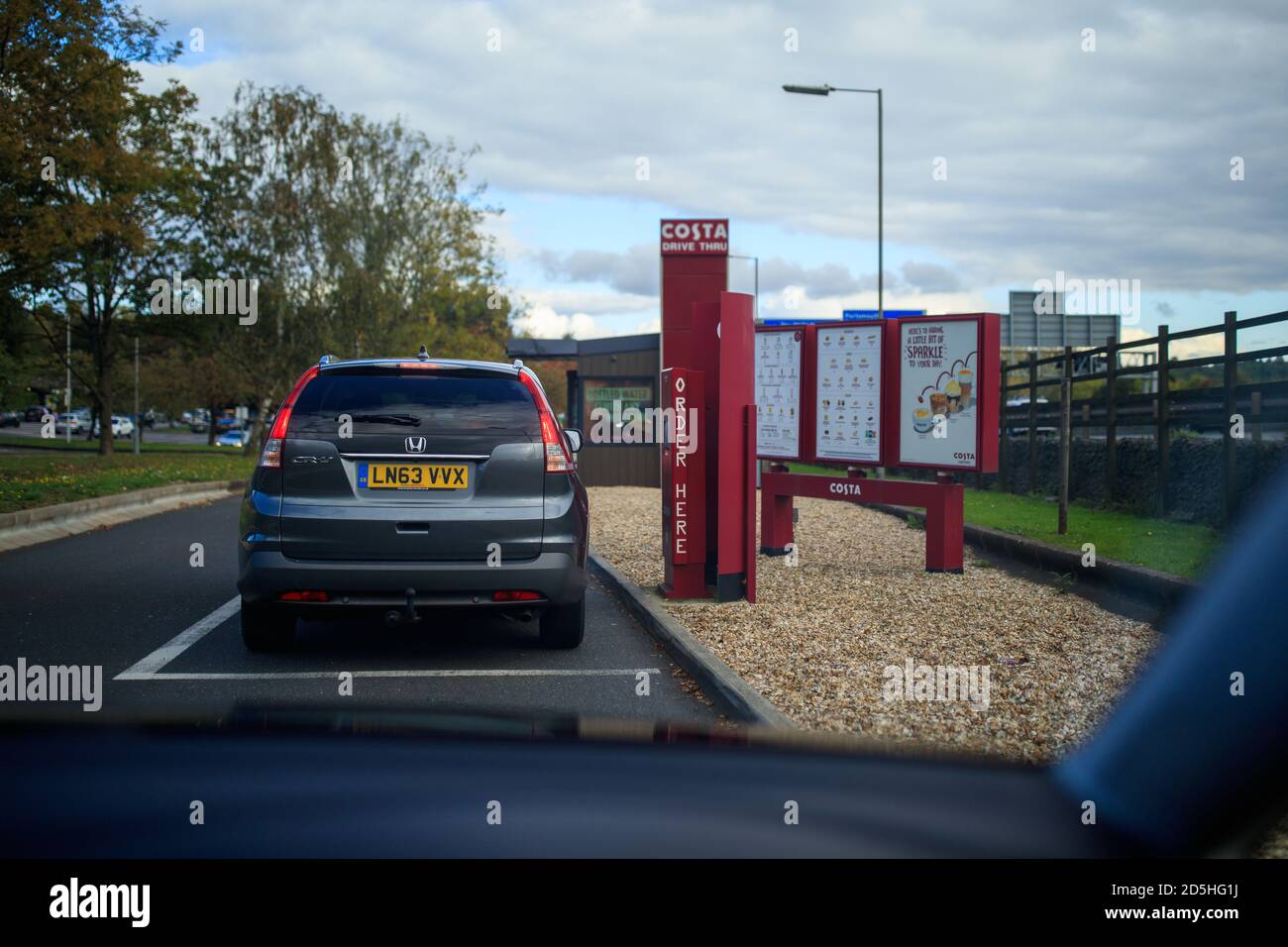 Costa coffee drive thru Rownhams service station Eastbound, Hampshire ...