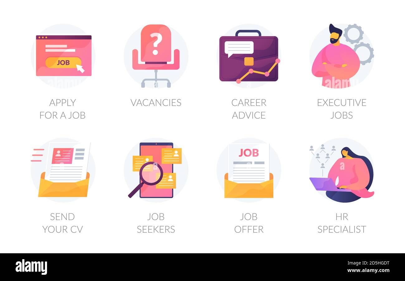 Hr management creative icon Stock Vector Images - Alamy