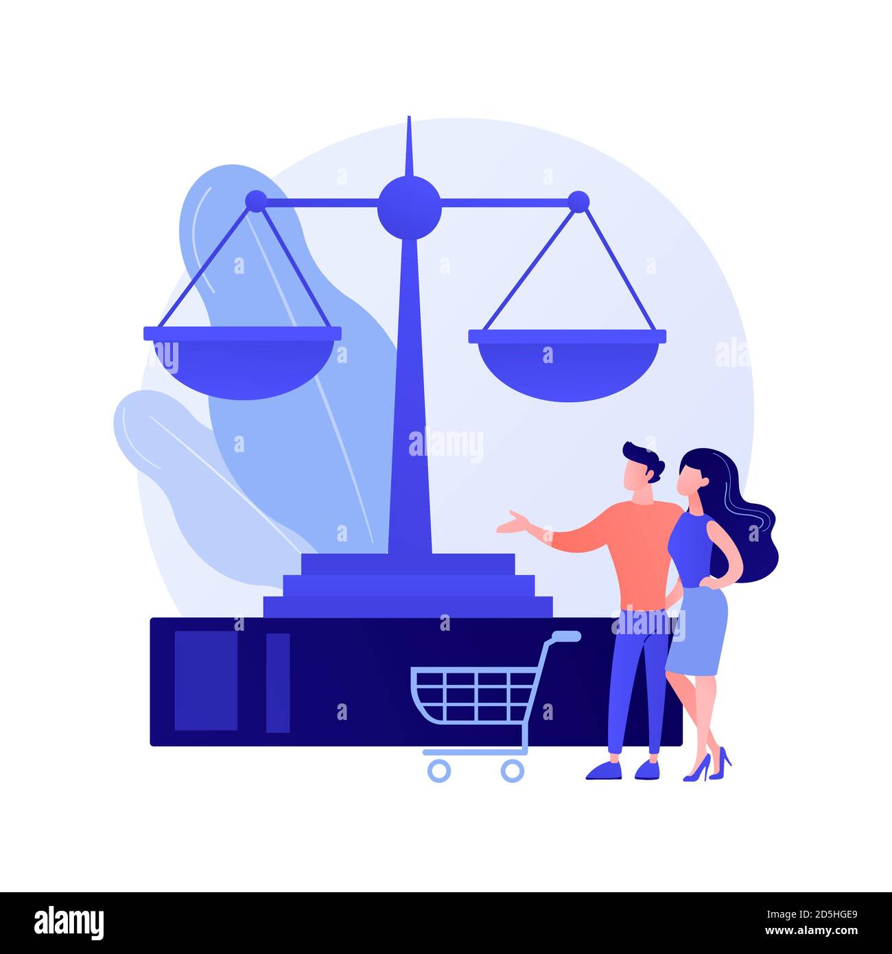 Consumer law abstract concept vector illustration Stock Vector Image ...