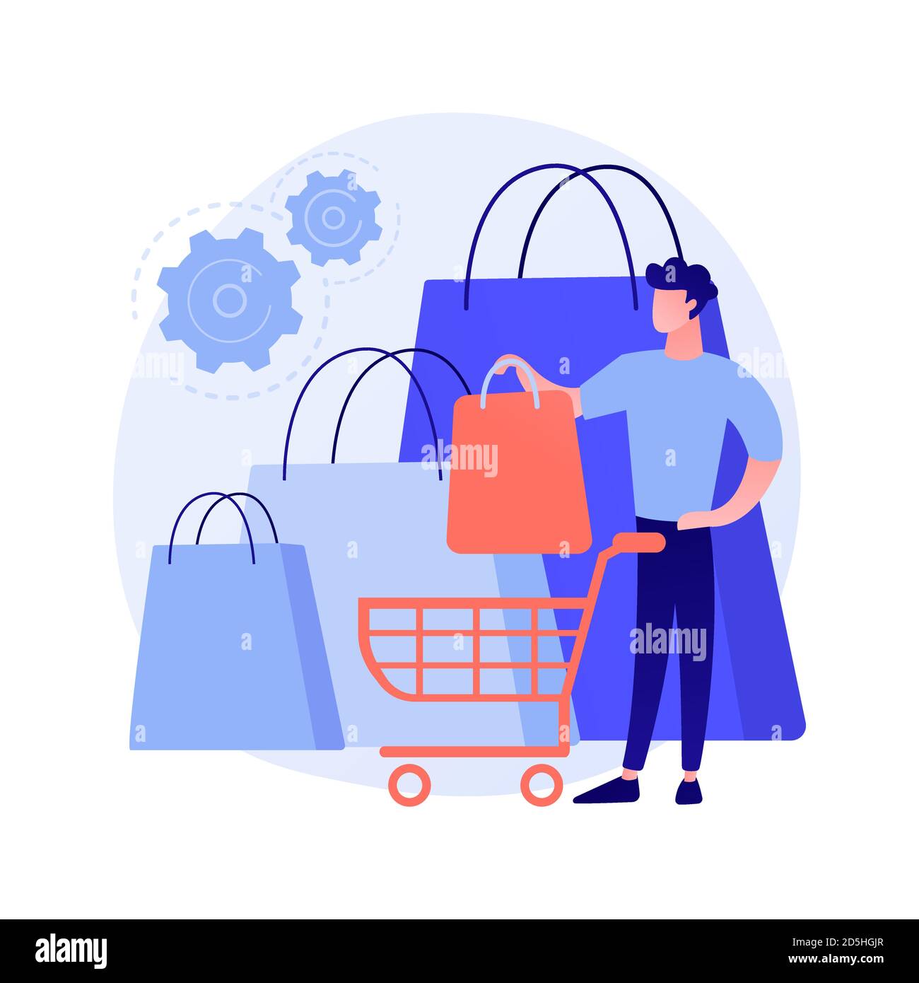 Purchasing habits abstract concept vector illustration Stock Vector ...