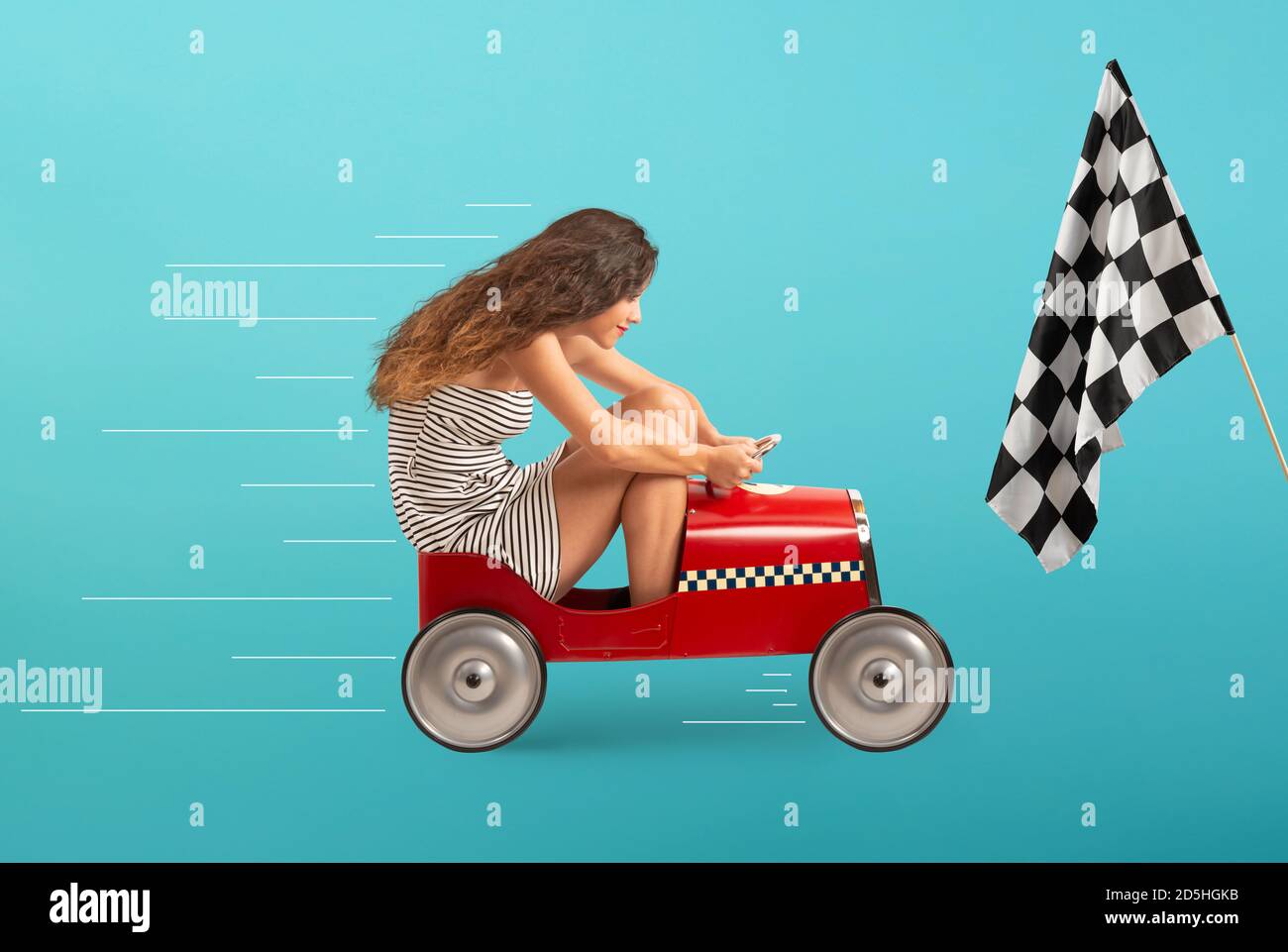 Red fast car hi-res stock photography and images - Alamy