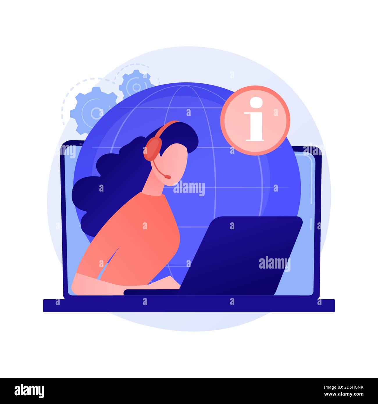 Outsourcing abstract concept vector illustration Stock Vector Image ...