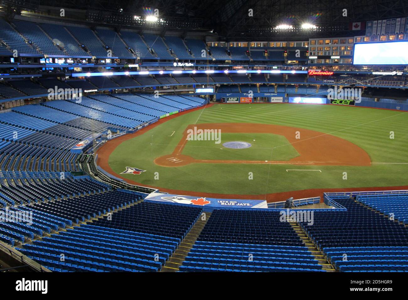 Rogers Center, Home of the Toronto Blue Jays baseball team Stock Photo ...