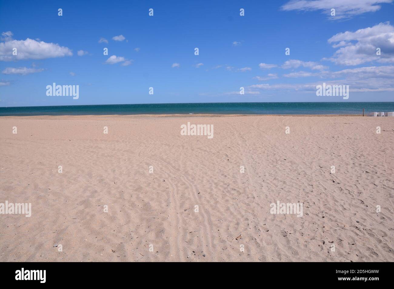 closeup sand pattern of a beach in the summer Stock Photo - Alamy
