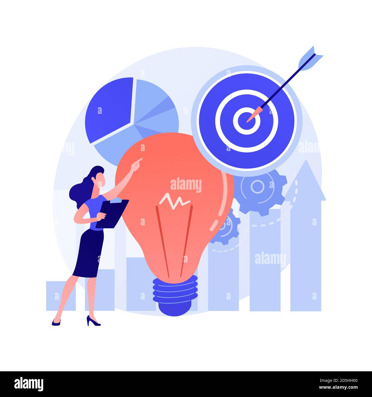 Sales plan for business abstract concept vector illustration Stock ...