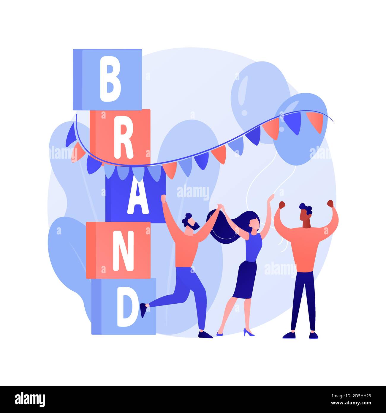 Brand event abstract concept vector illustration Stock Vector Image ...