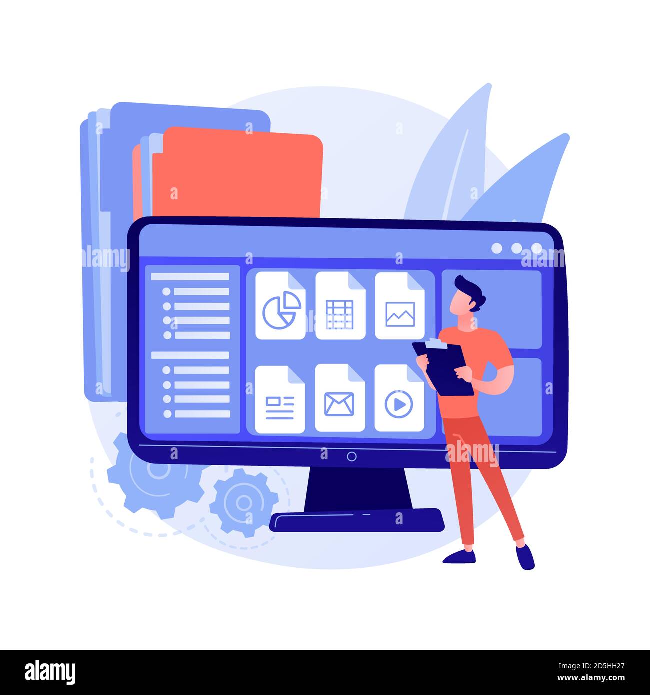 Document management soft abstract concept vector illustration Stock ... Document management soft abstract concept vector illustration Stock ...