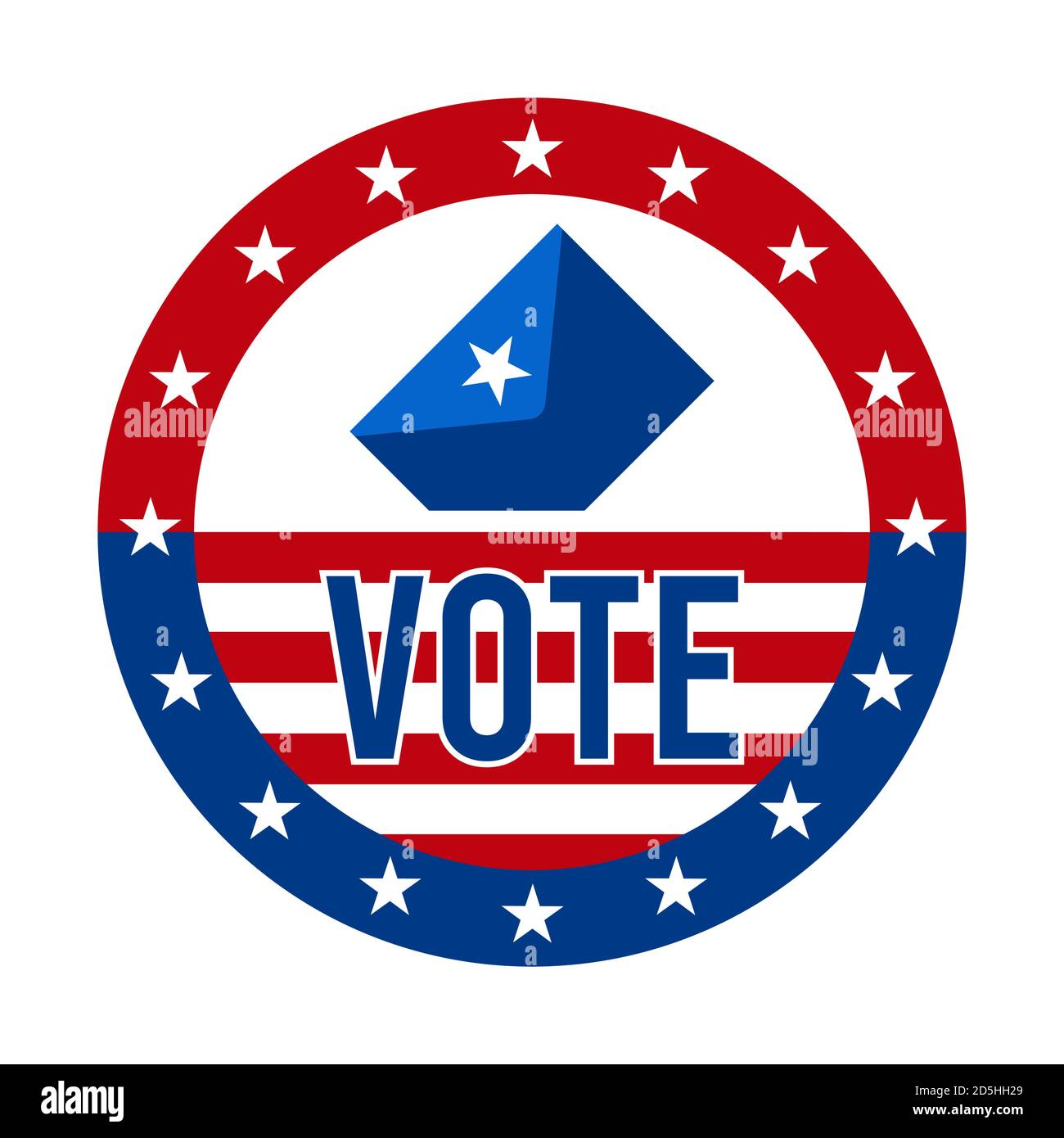 2020 Presidential Election Vote Badge - United States of America. USA ...