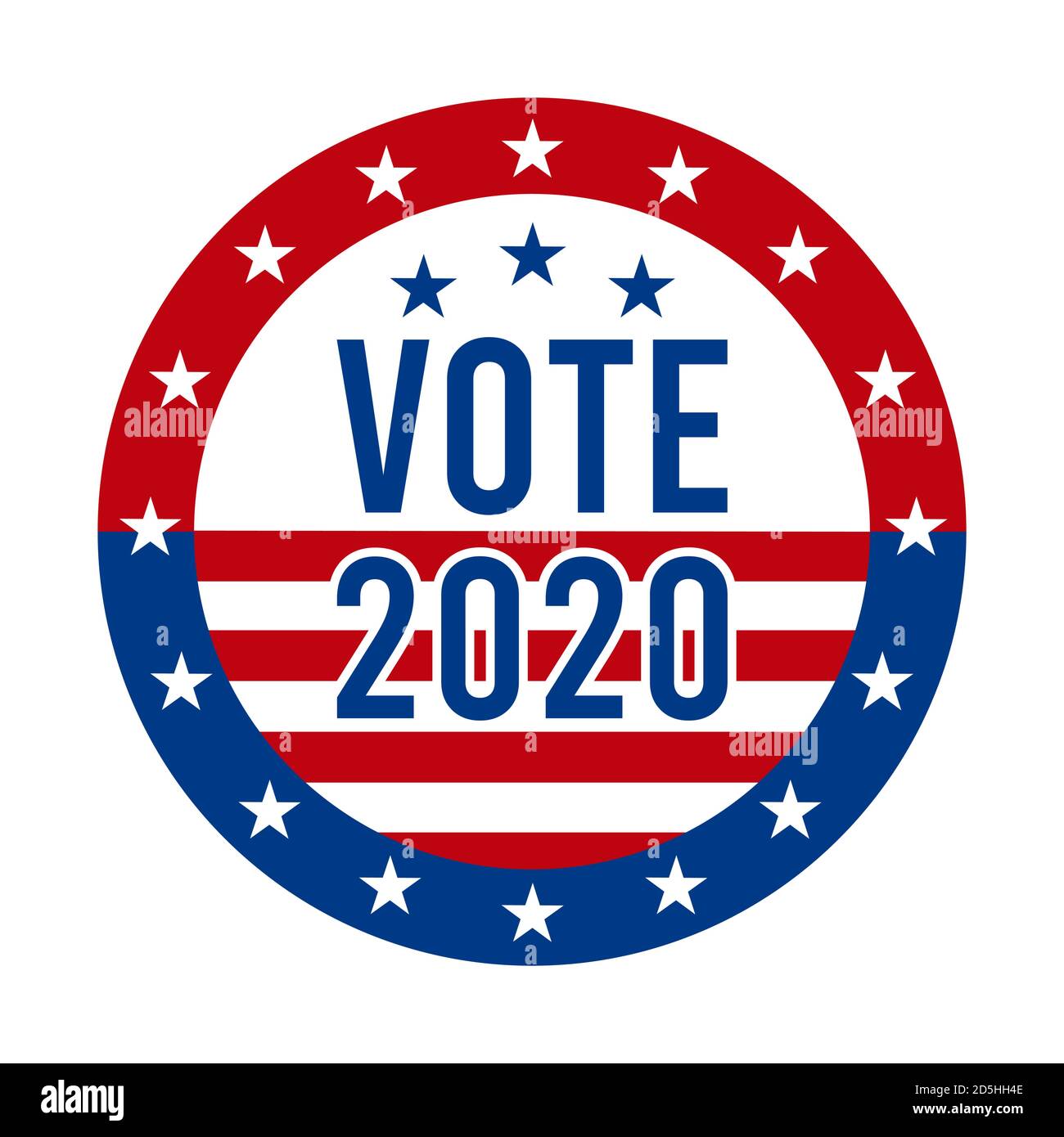 2020 Presidential Election Vote Badge - United States of America. USA ...