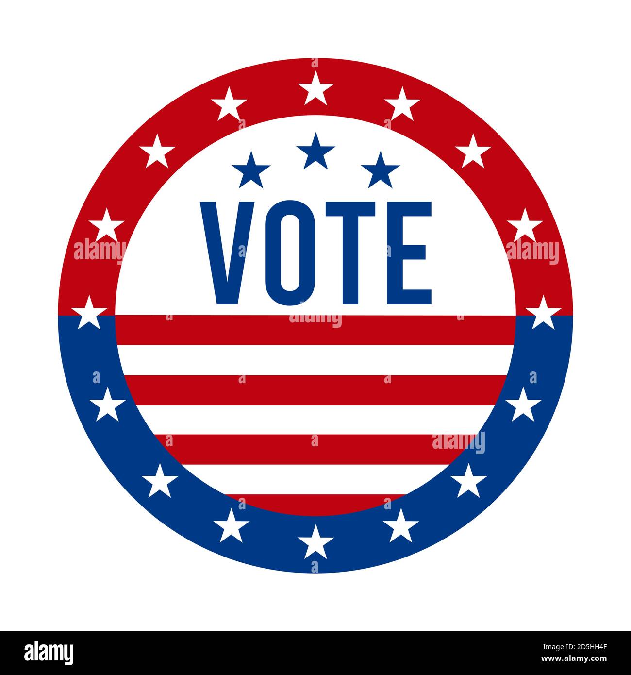 2020 Presidential Election Vote Badge - United States of America. USA ...