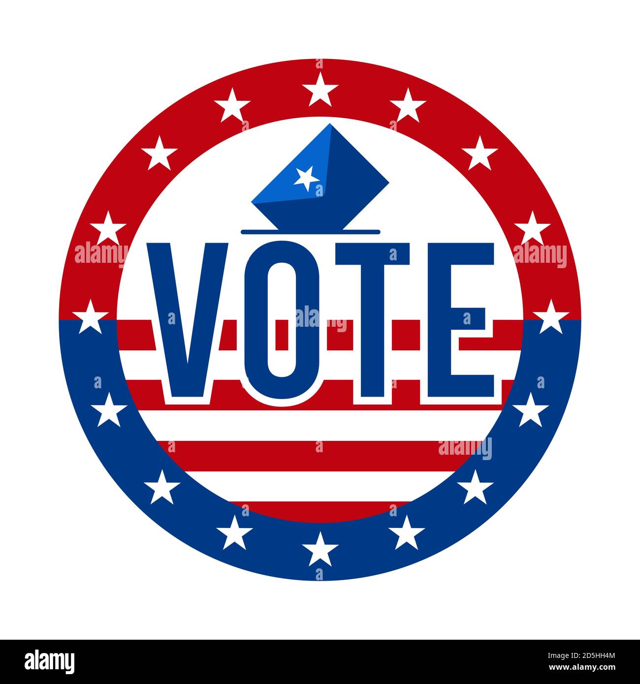2020 Presidential Election Vote Badge - United States of America. USA ...