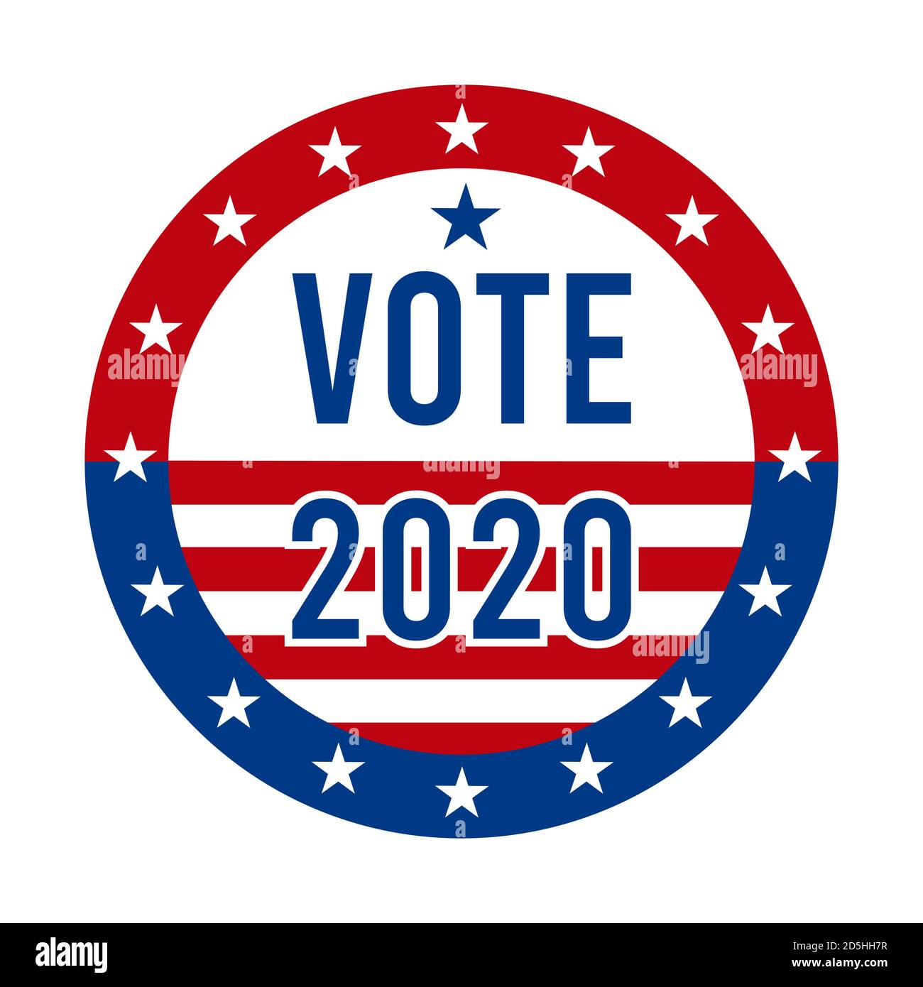 2020 Presidential Election Vote Badge - United States of America. USA ...