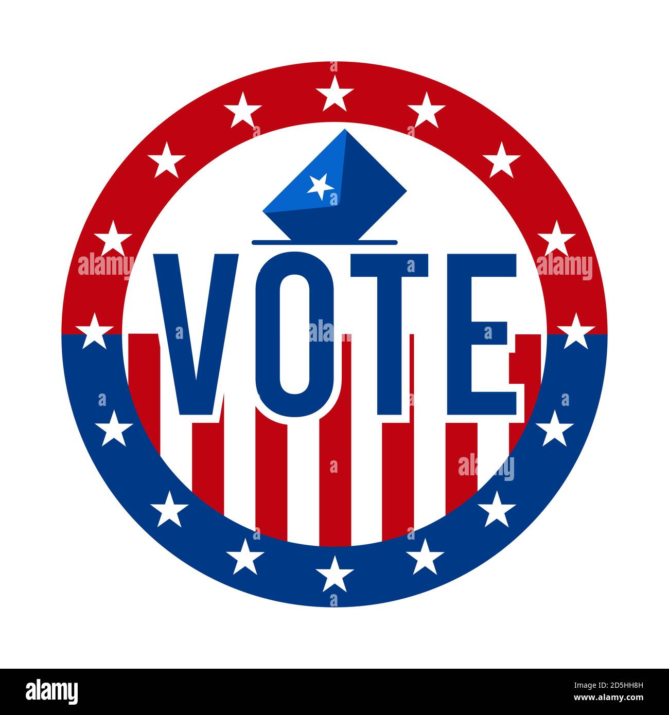 2020 Presidential Election Vote Badge - United States of America. USA ...