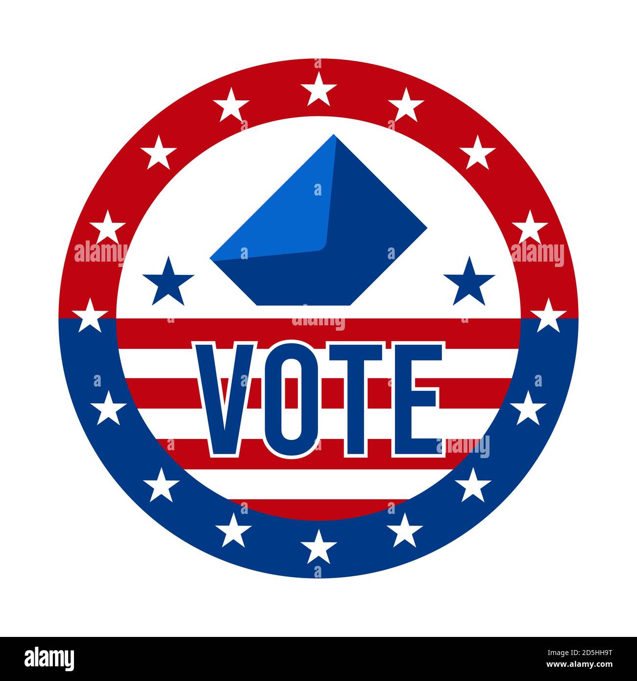2020 Presidential Election Vote Badge - United States of America. USA ...