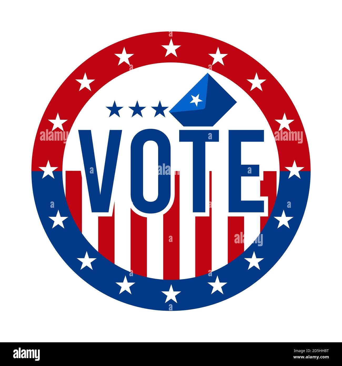2020 Presidential Election Vote Badge - United States of America. USA ...