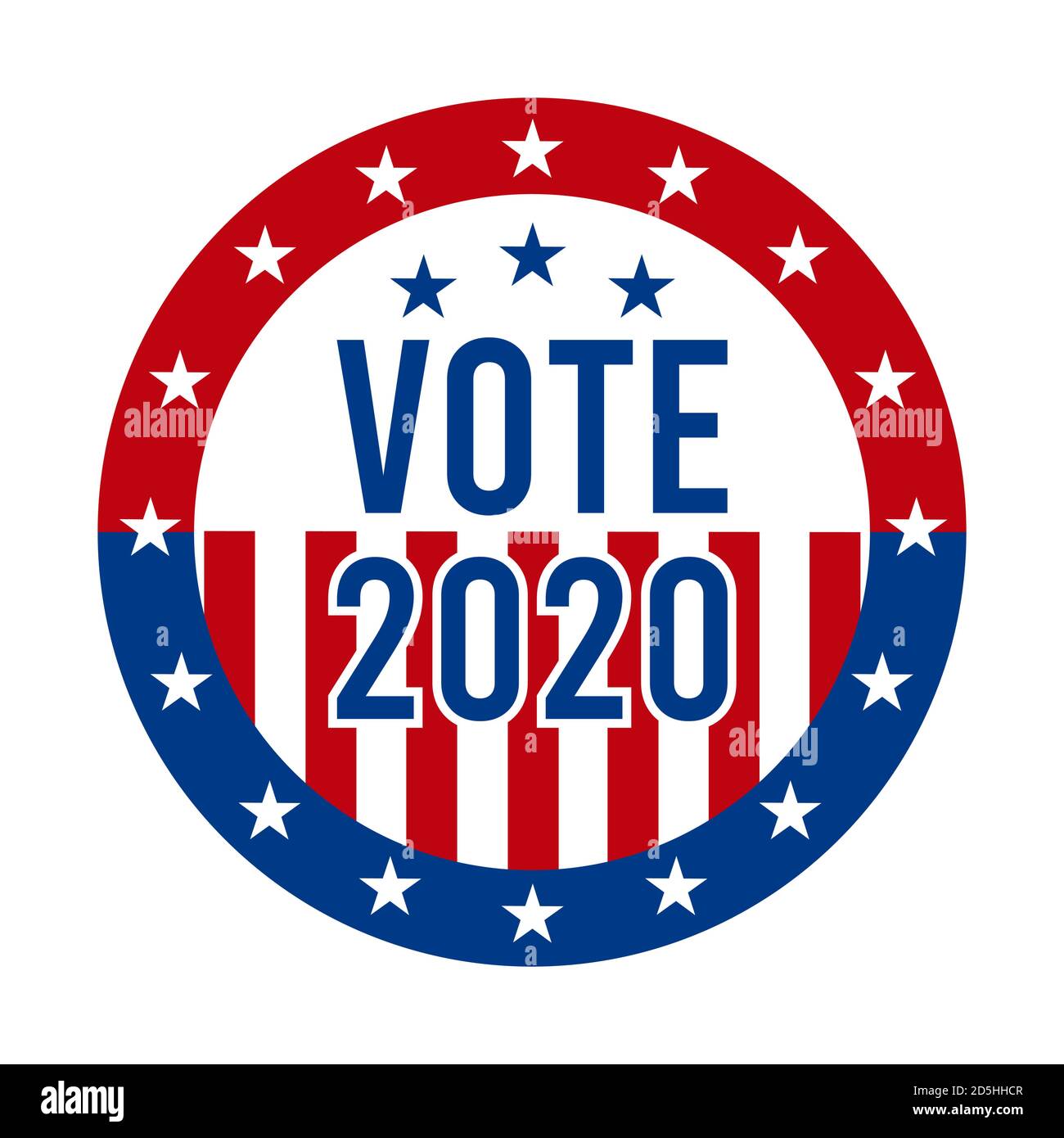 2020 Presidential Election Vote Badge - United States of America. USA ...