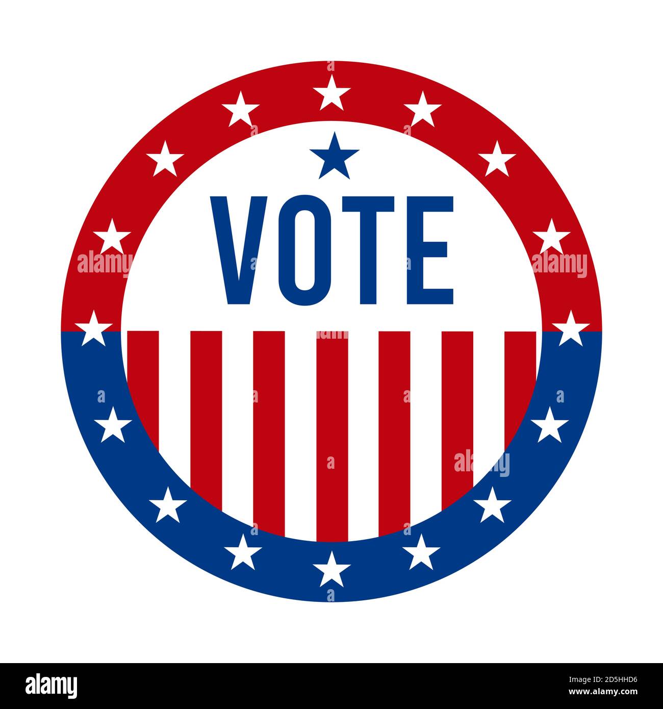 2020 Presidential Election Vote Badge - United States of America. USA ...