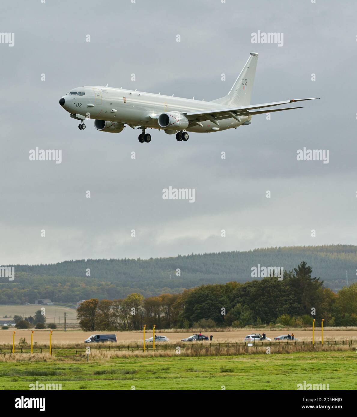 RAF Lossiemouth, Moray, UK. 13th Oct, 2020. UK. This is the Poseidon ...