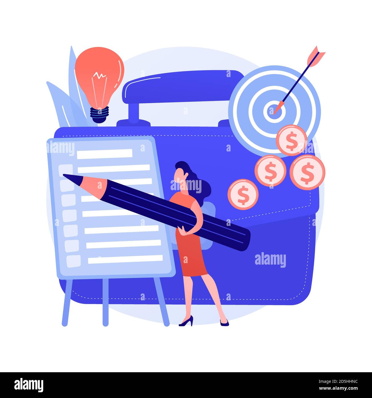 Project planning abstract concept vector illustration Stock Vector ...