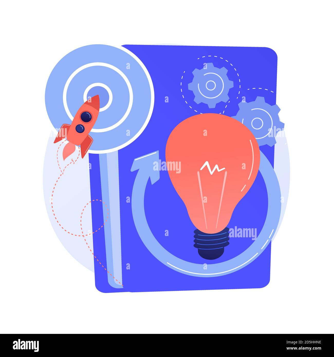 Project life cycle abstract concept vector illustration Stock Vector ...