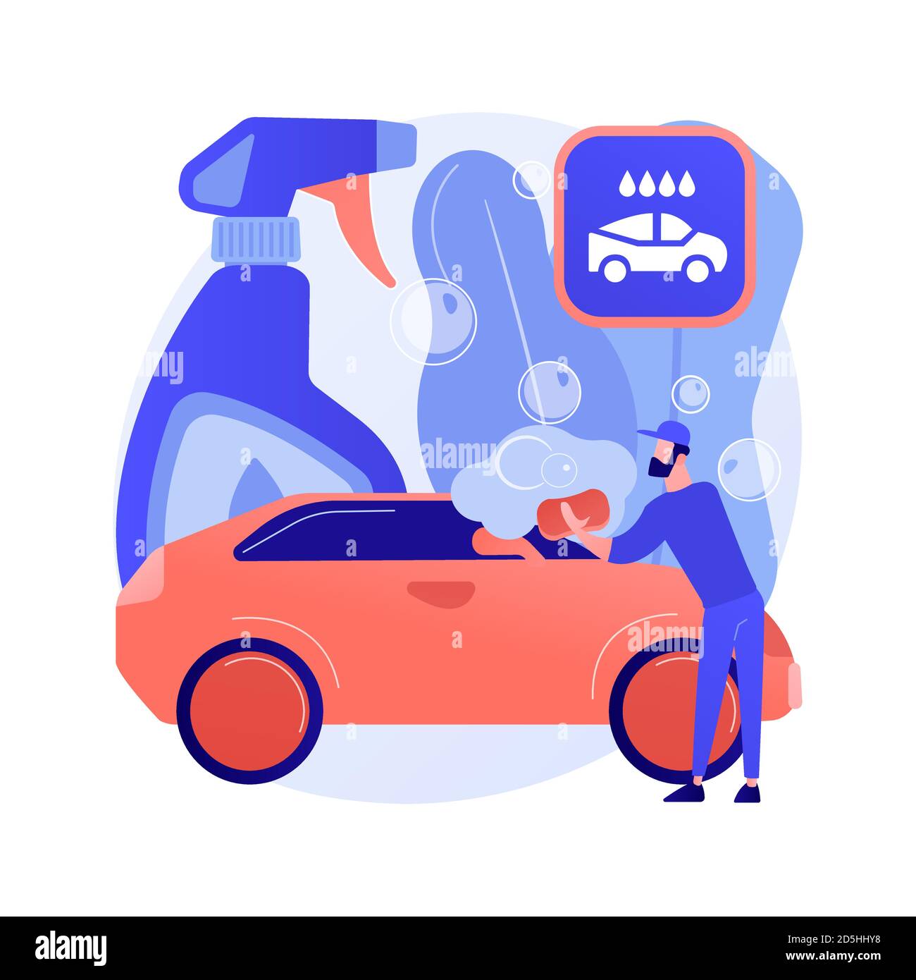 Car interior detailing Stock Vector Images - Alamy