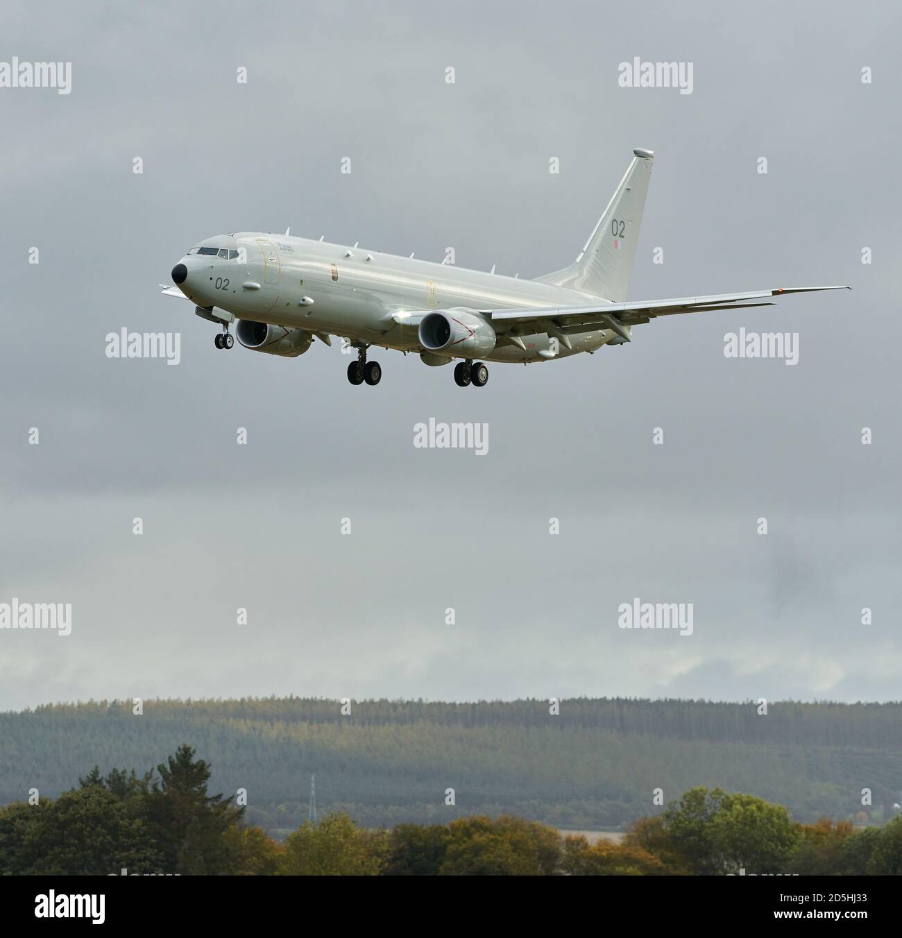 RAF Lossiemouth, Moray, UK. 13th Oct, 2020. UK. This is the Poseidon ...