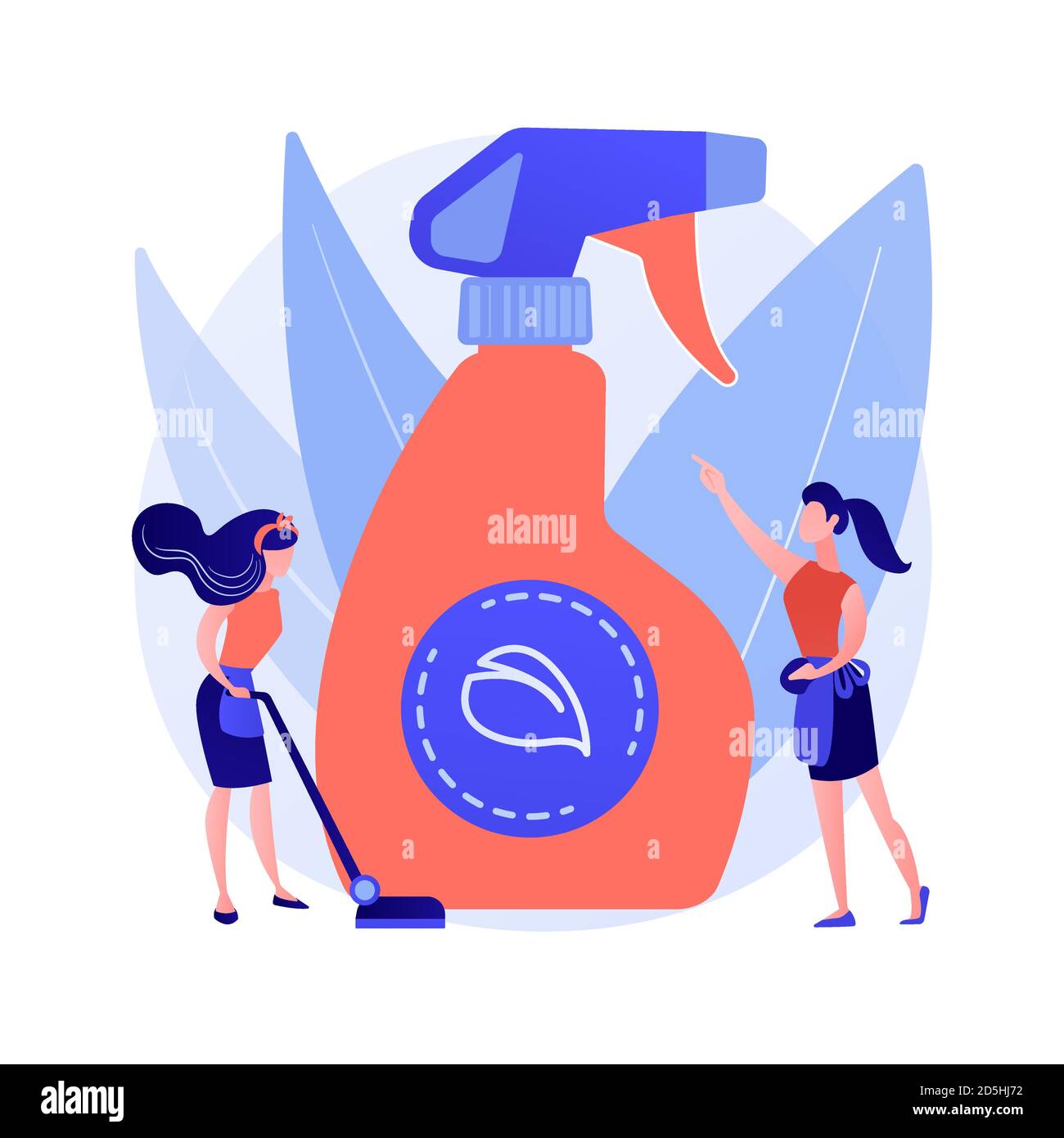 Green cleaning abstract concept vector illustration Stock Vector Image ...