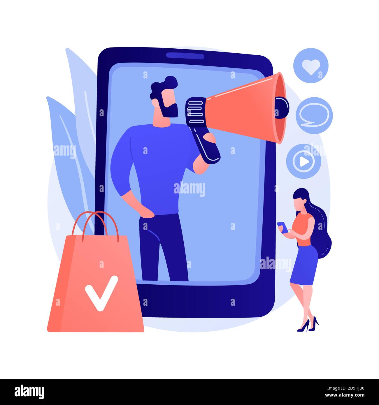 Brand advocate abstract concept vector illustration Stock Vector Image ...