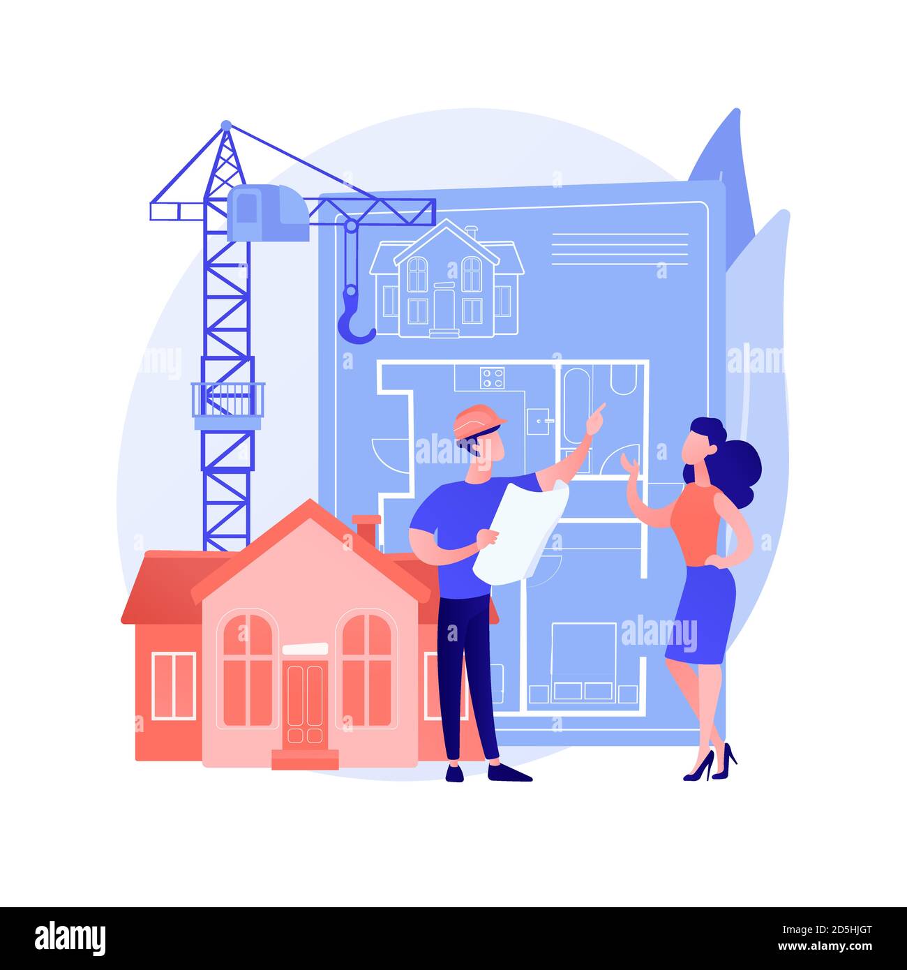 Real estate development abstract concept vector illustration Stock ...