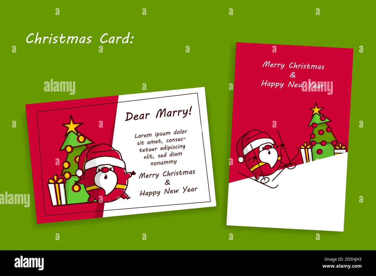 Vector card mockup Stock Vector Images - Alamy