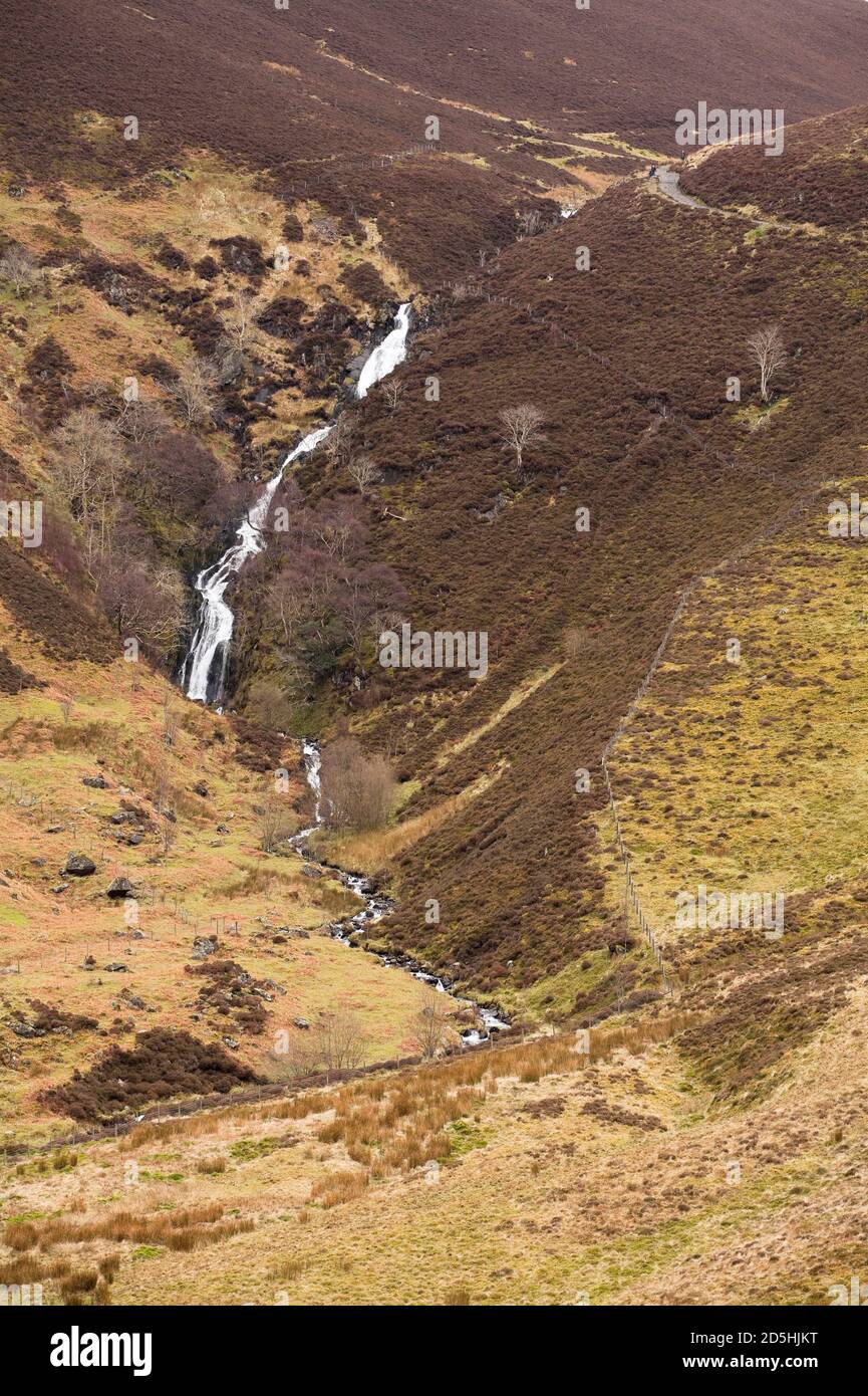 Whitewater Dash waterfall in the English Lake District Stock Photo - Alamy