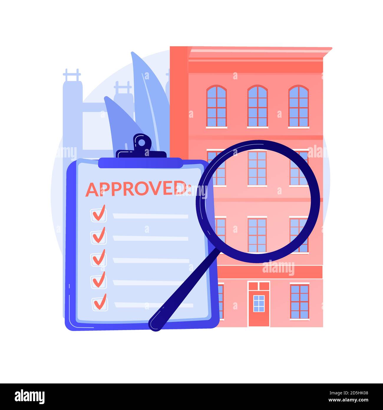 Construction quality control abstract concept vector illustration Stock ...