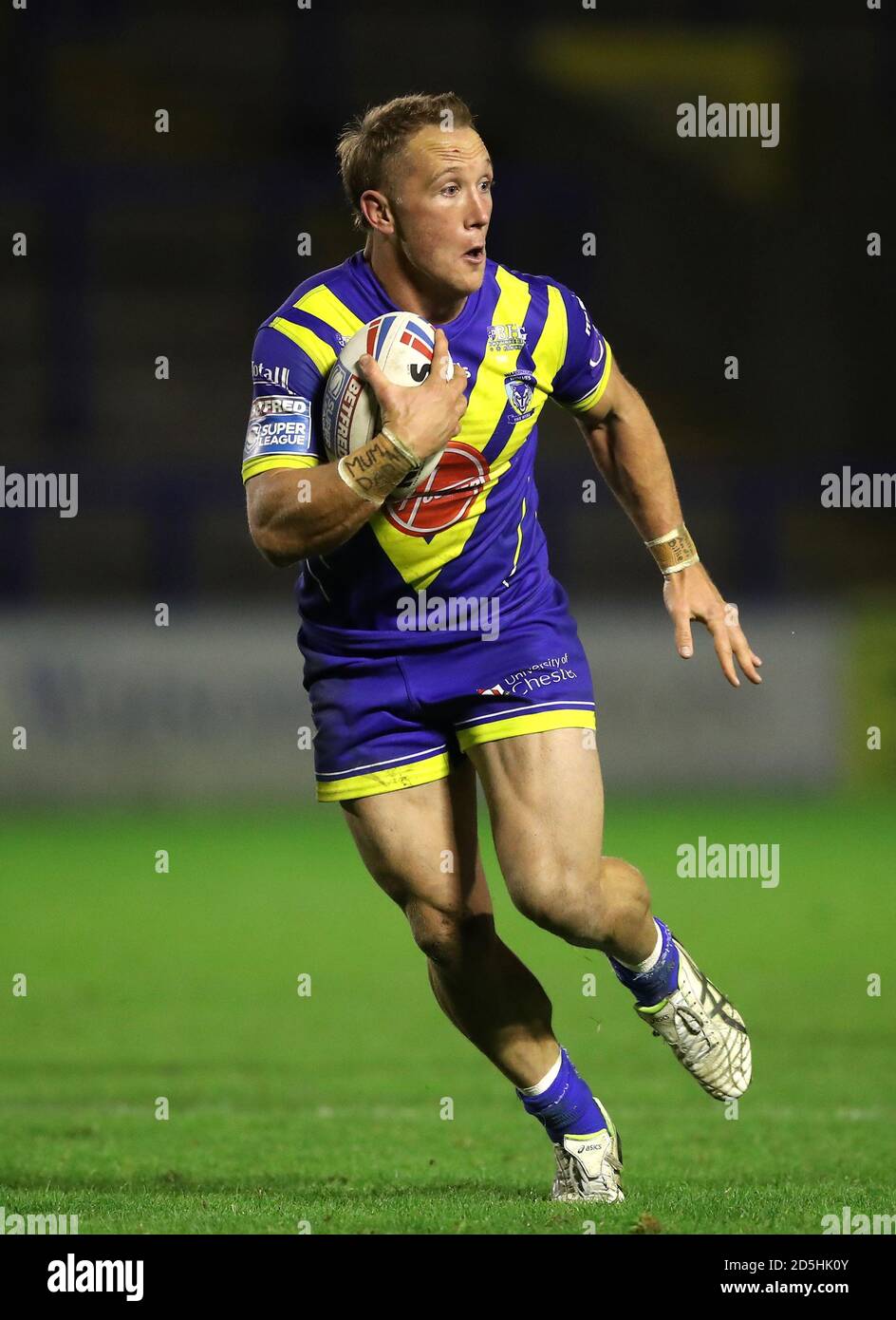 Warrington Wolves' Jason Clark during the Betfred Super League match at ...
