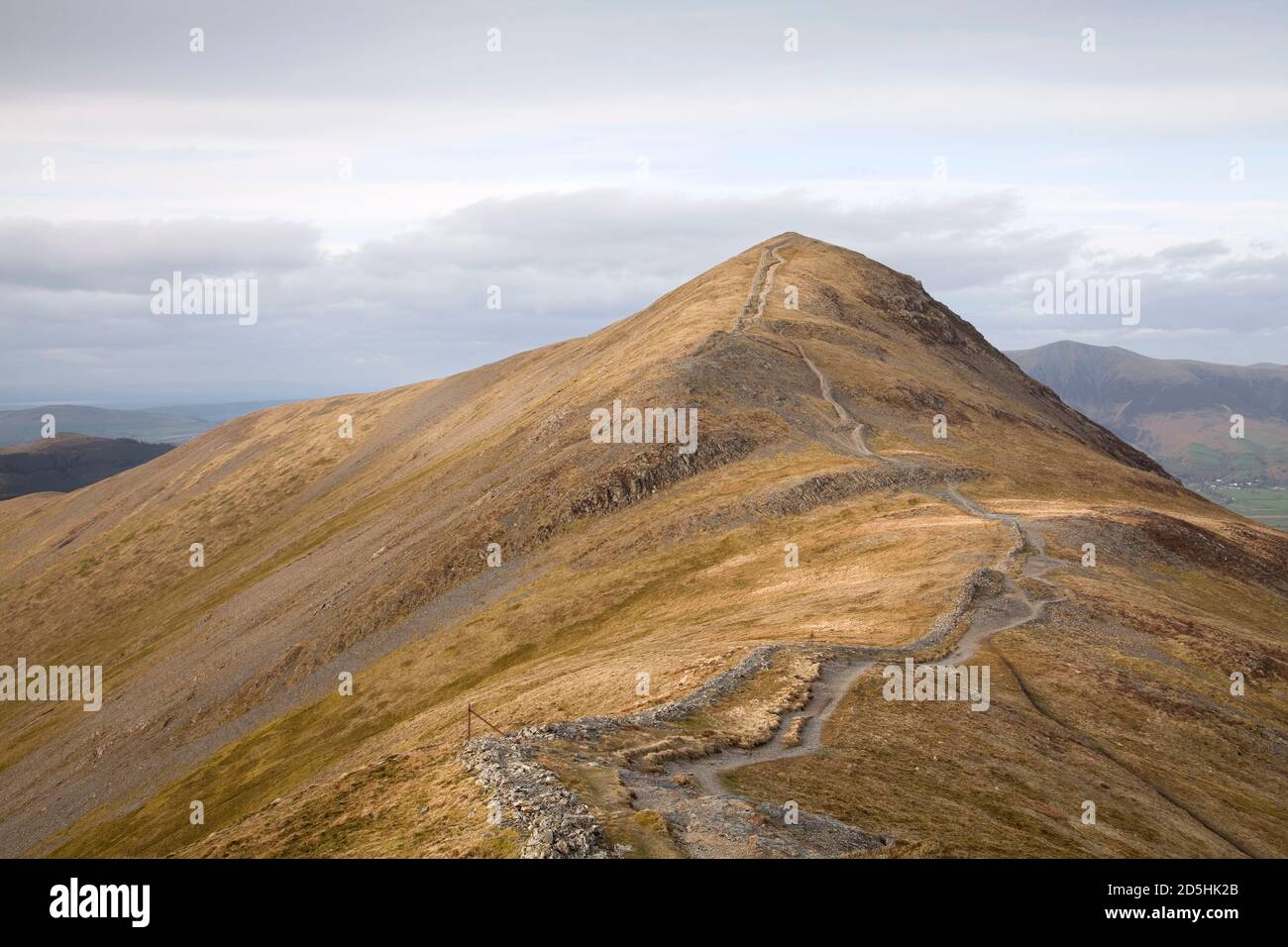 The summit of Grisedale Pike in the Lake District Stock Photo - Alamy