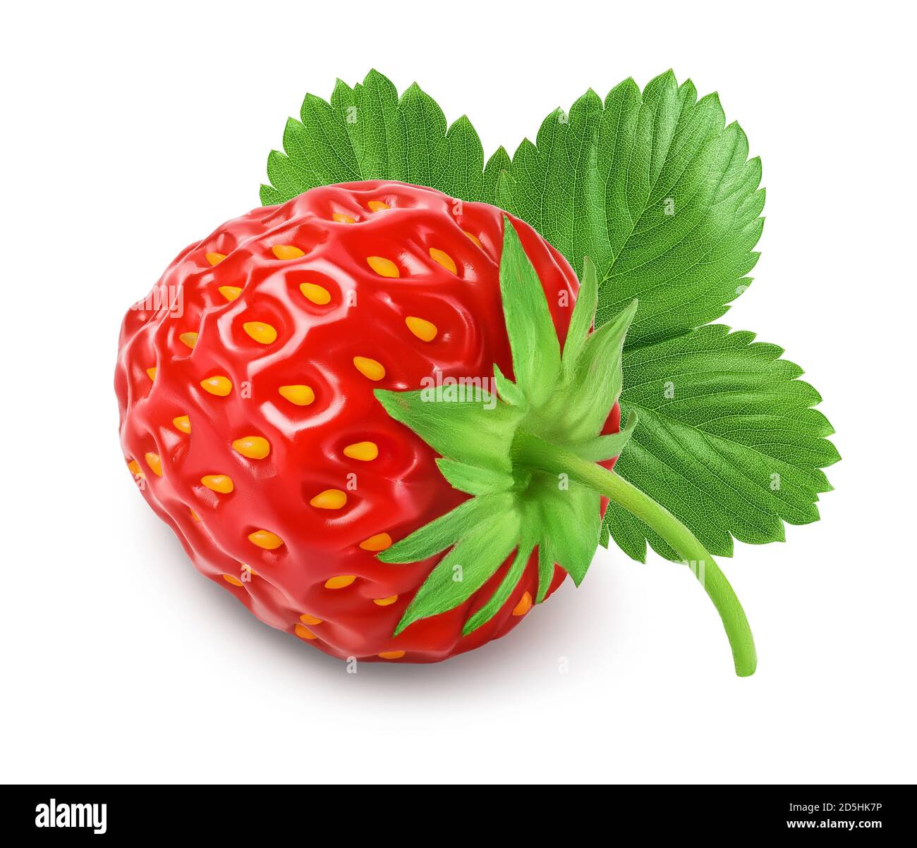 Strawberry isolated on white background. Fresh berry with clipping path ...