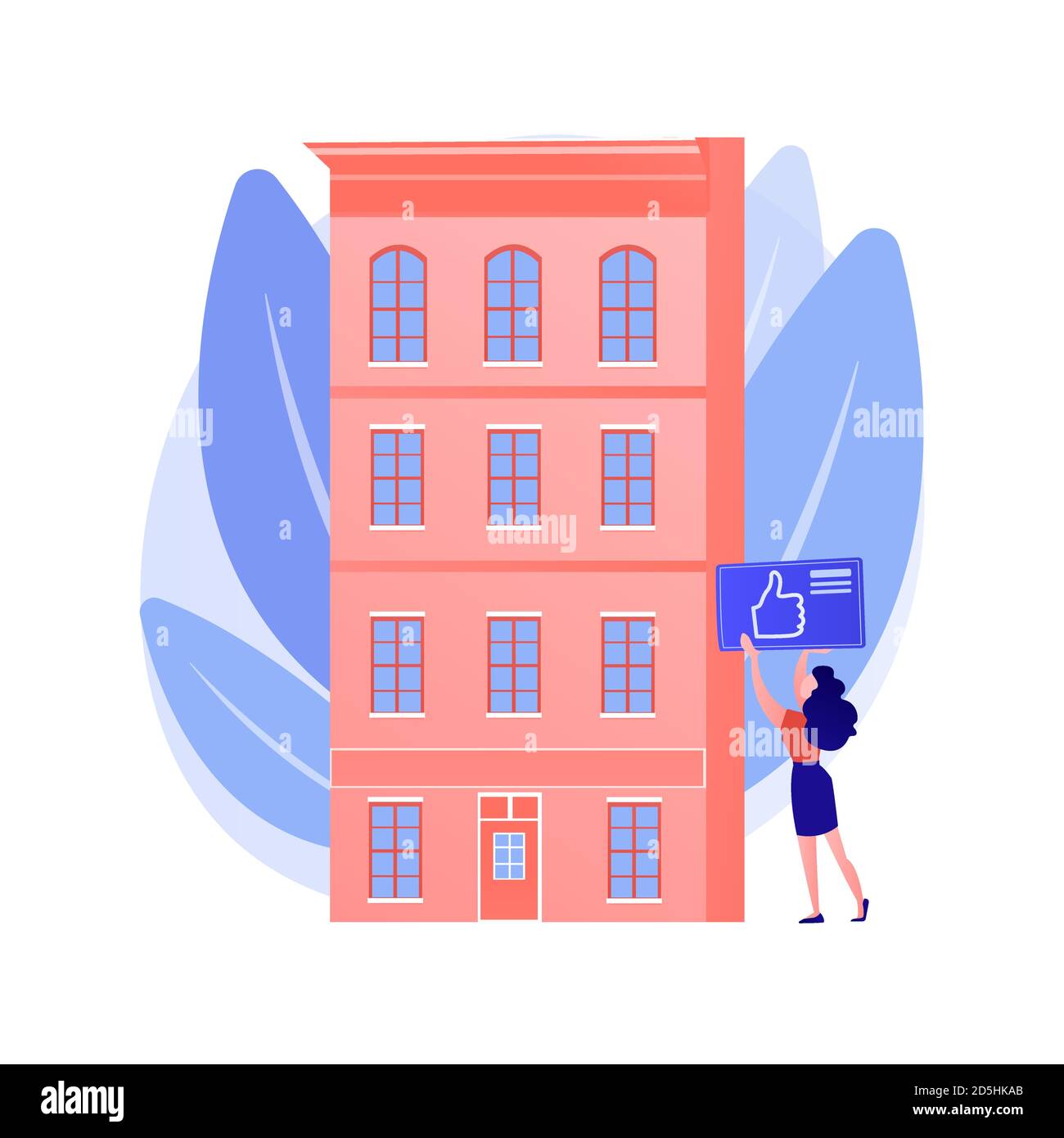 Condominium abstract concept vector illustration Stock Vector Image ...