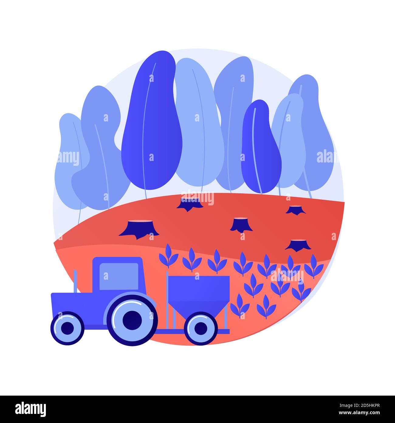 Global land use abstract concept vector illustration Stock Vector Image ...