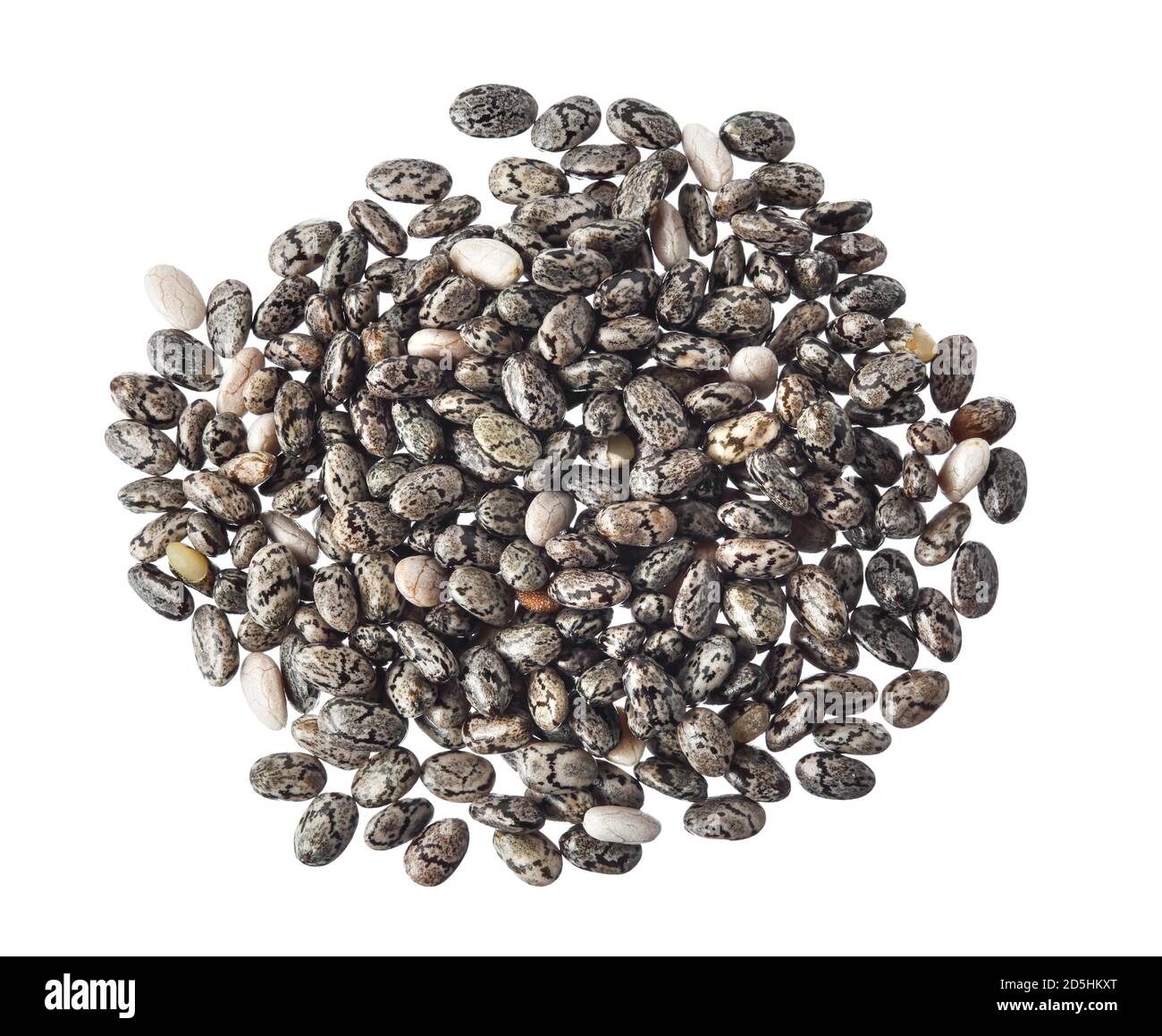 Chia seeds isolated on white background with clipping path and full ...