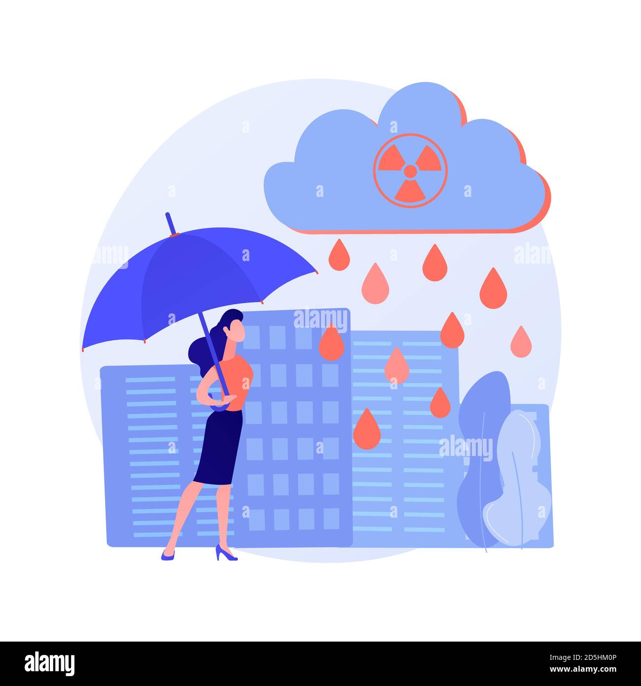 Acid rain abstract concept vector illustration Stock Vector Image & Art ...