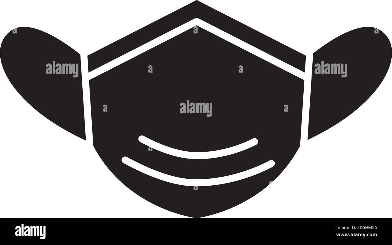 mask silhouette style icon vector design Stock Vector Image & Art - Alamy