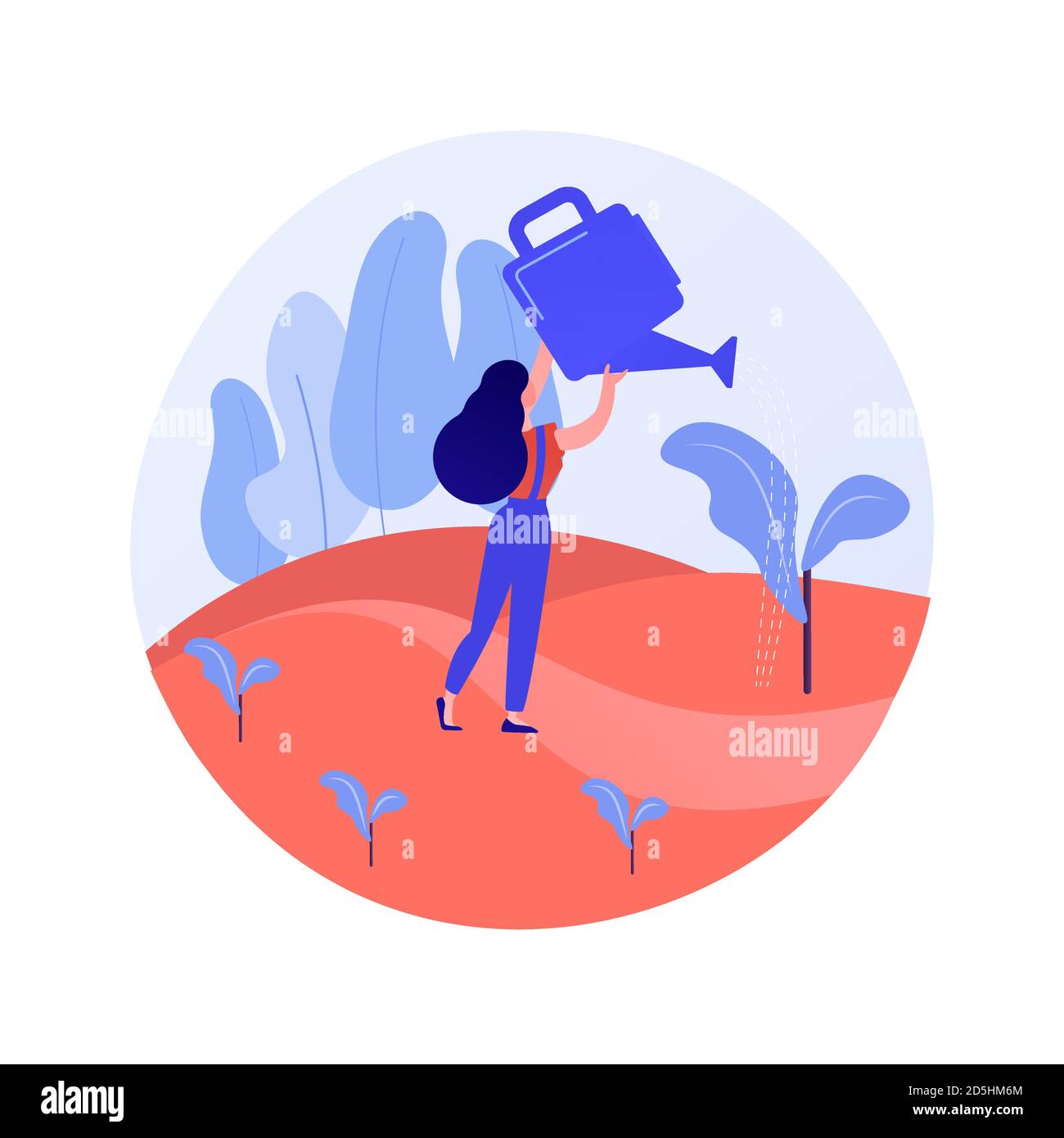 Reforestation abstract concept vector illustration Stock Vector Image ...