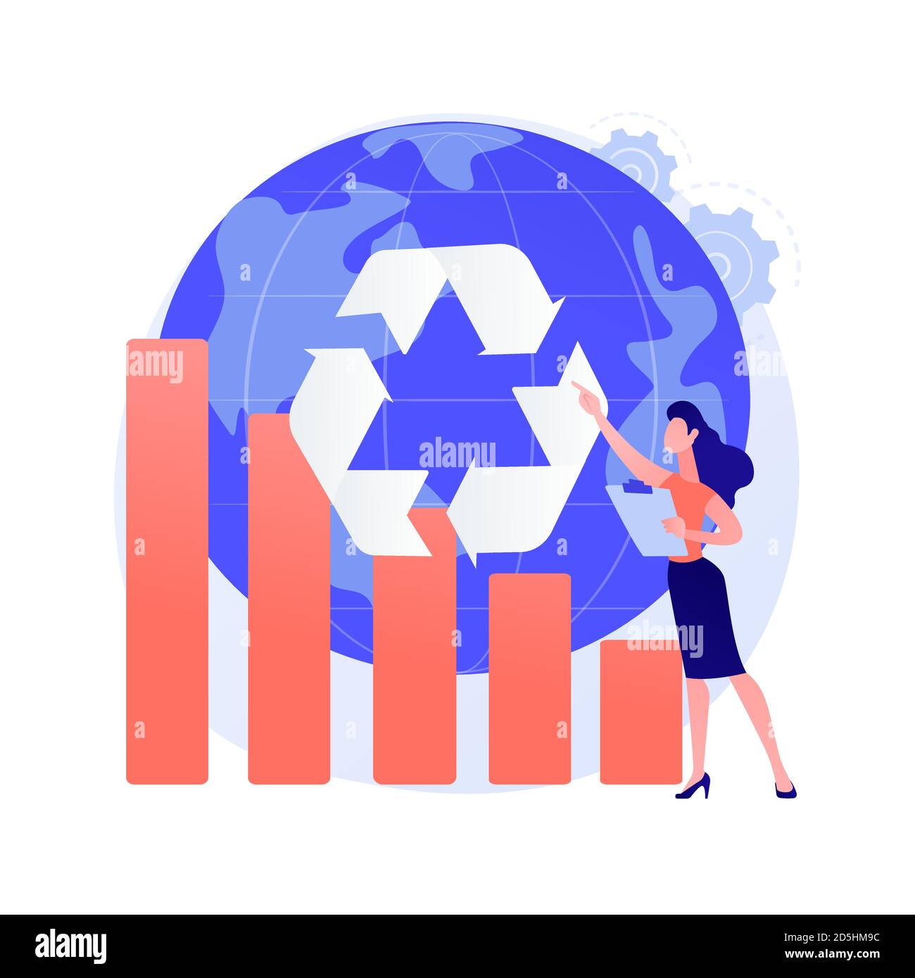 Reduce Reuse Recycle Abstract Concept Vector Illustration Stock Vector Image And Art Alamy
