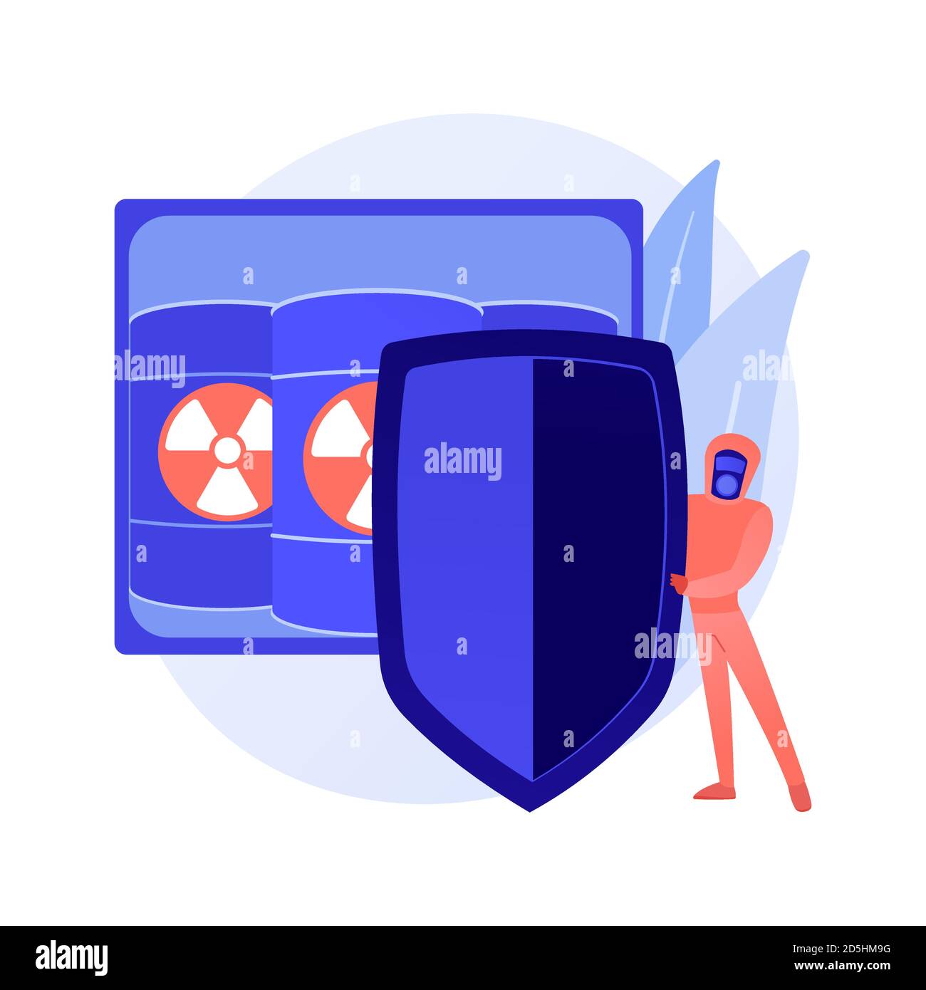 Safe storage of waste abstract concept vector illustration Stock Vector ... Safe storage of waste abstract concept vector illustration Stock Vector ...