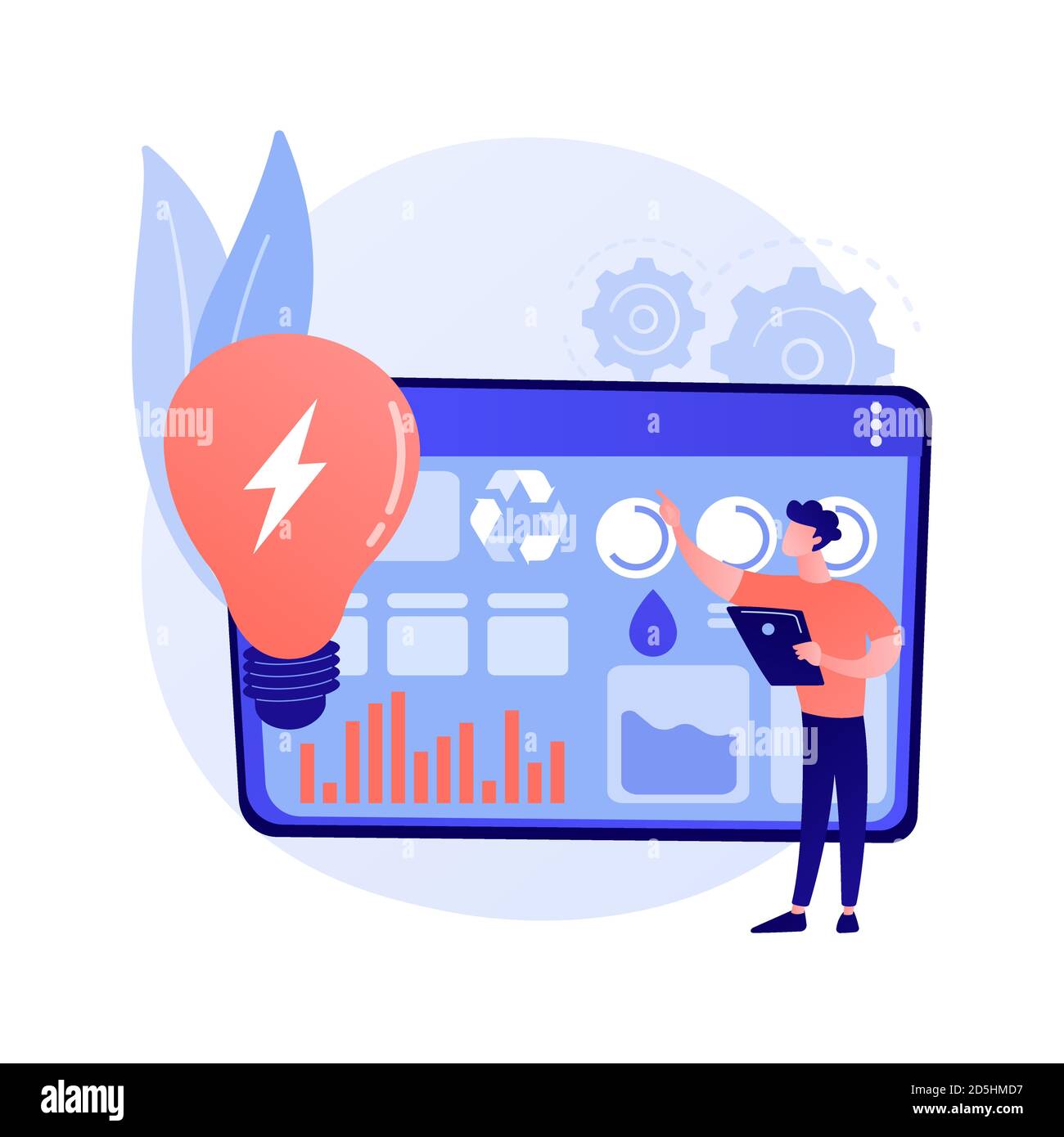 Management of resources abstract concept vector illustration Stock ...