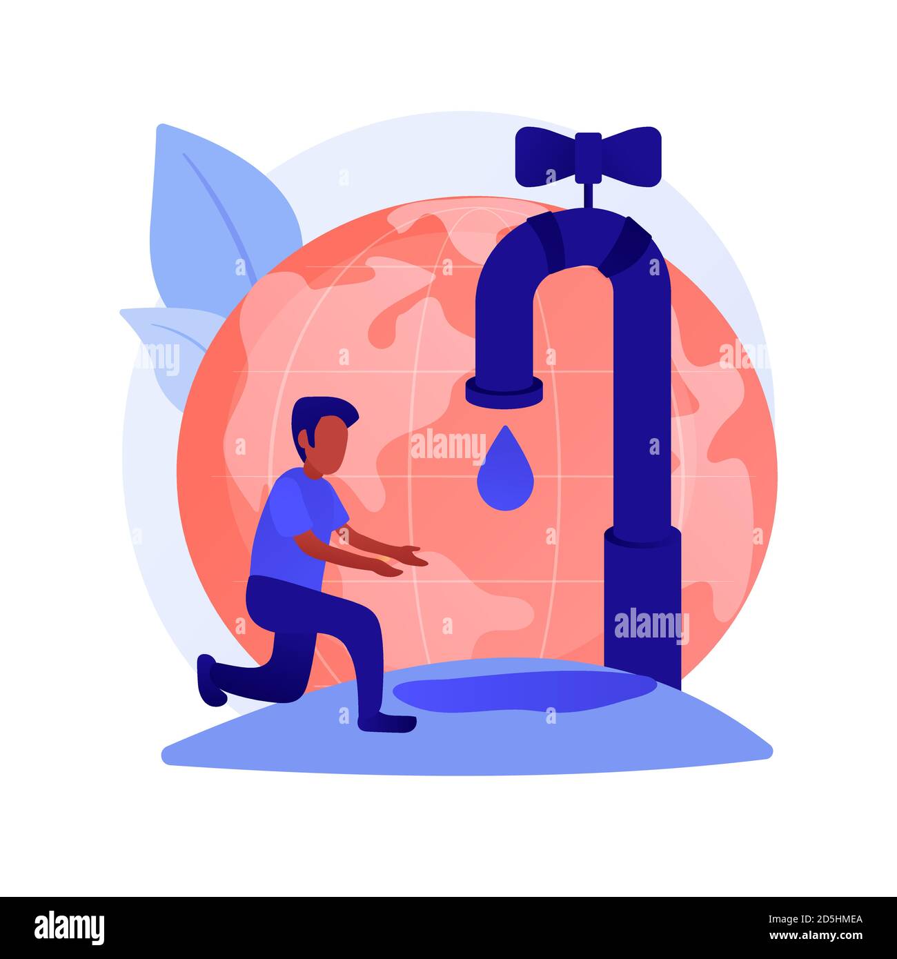 Cartoon water scarcity hi-res stock photography and images - Alamy