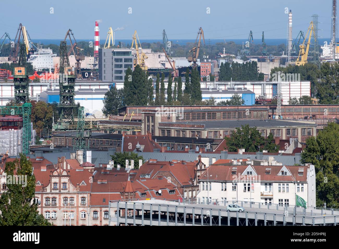 Stocznia Gdanska (Gdansk Shipyard) in Gdansk, Poland. September 30th ...