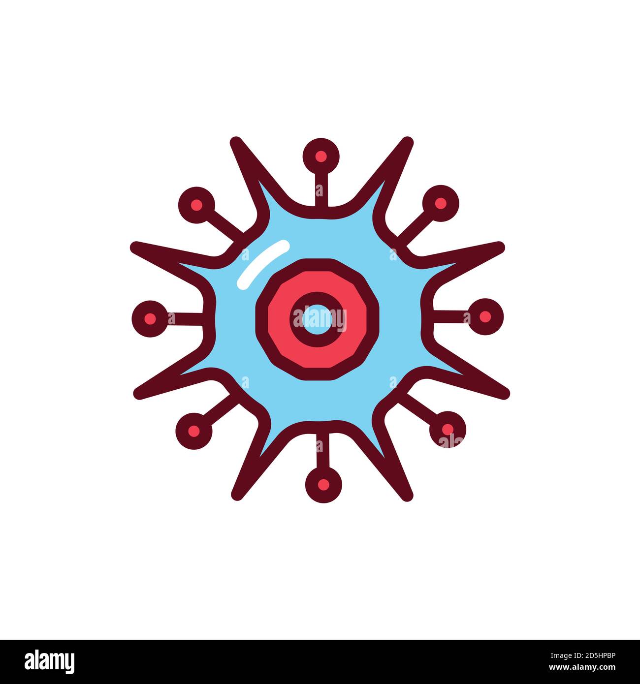 Influenza virus drawing Stock Vector Images - Alamy