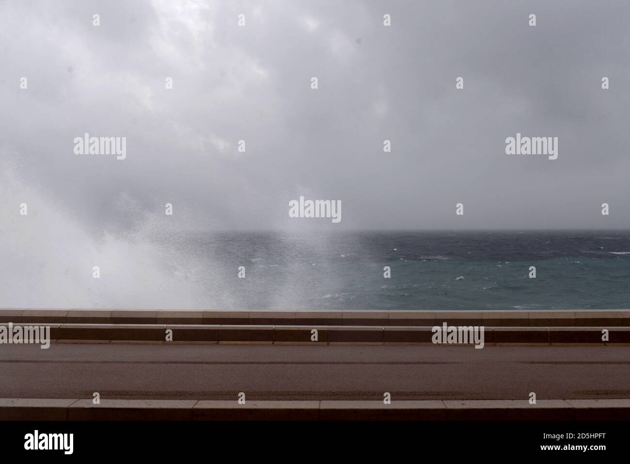 October 2nd, 2020 The storm Alex in the south of France Stock Photo - Alamy