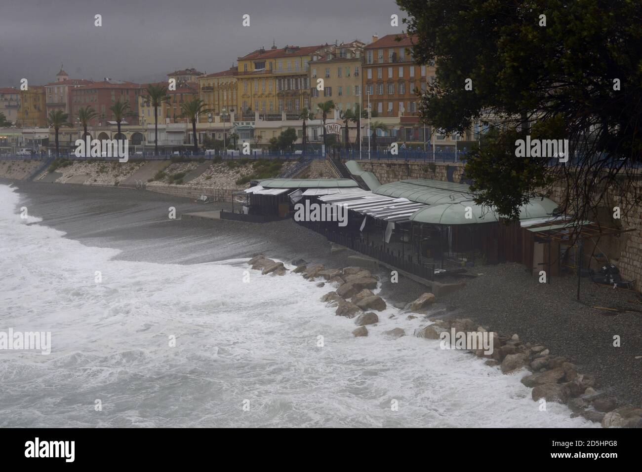 October 2nd, 2020 The storm Alex in the south of France Stock Photo - Alamy